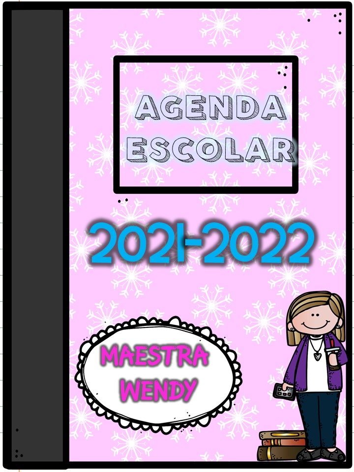 Agenda escolar 2021–2022 Editable