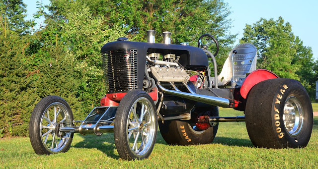 Just A Car Guy: I love hot rod tractors, and just discovered the Hell ...