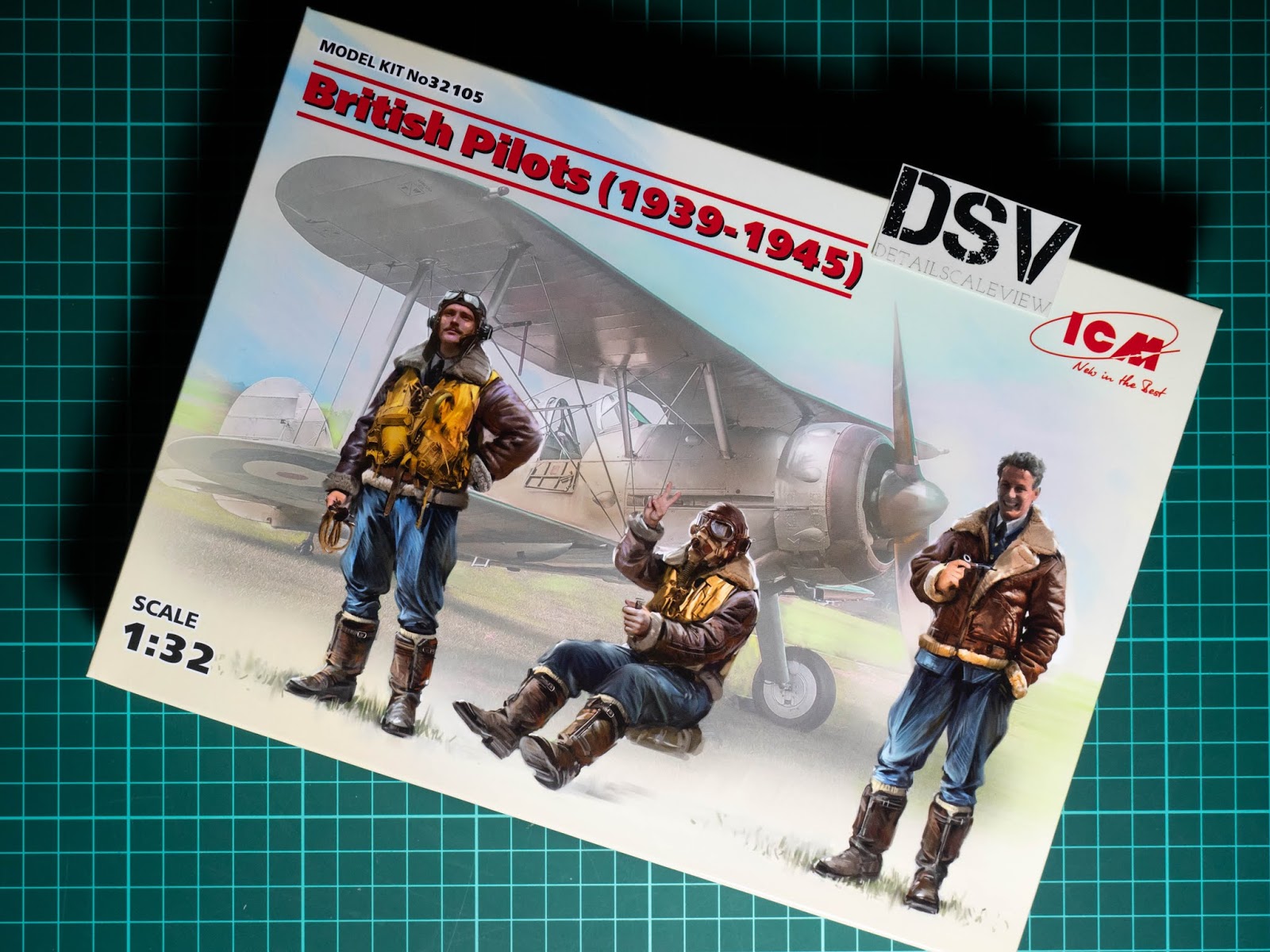 ICM 1/32 British Pilots (32105) - DetailScaleView