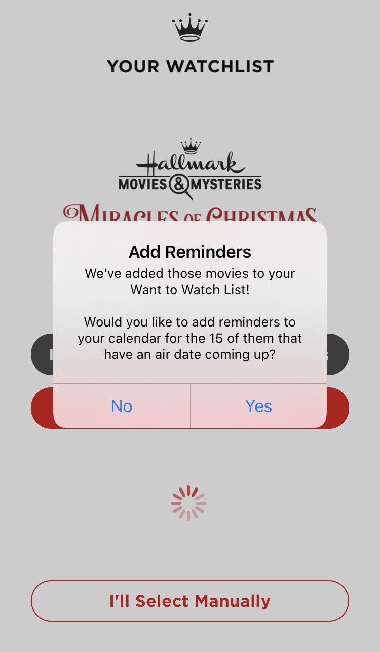 Lazy Girl's Lowdown: Hallmark Christmas Movies Checklist App!