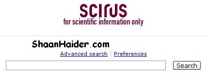 SCIRUS : Search Engine For Scientific Information Only | Geeky Stuffs