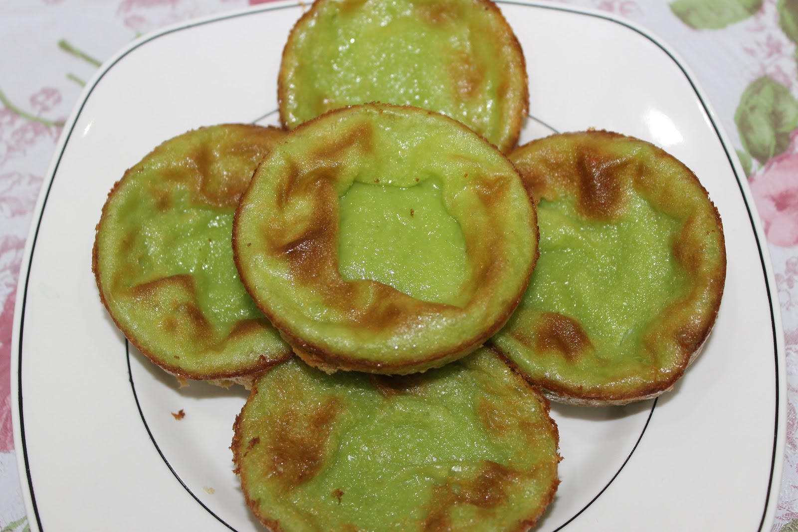 INTAI DAPUR: Kuih Bingka Pandan Comel...