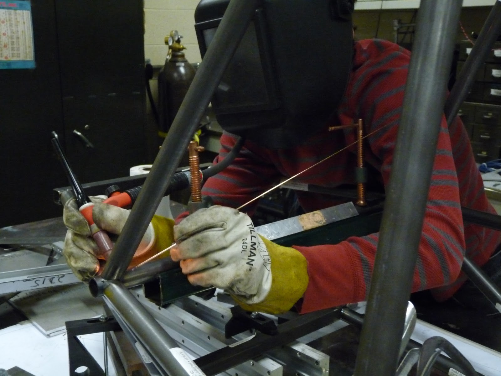 Rensselaer Formula Hybrid Racing: More chassis welding