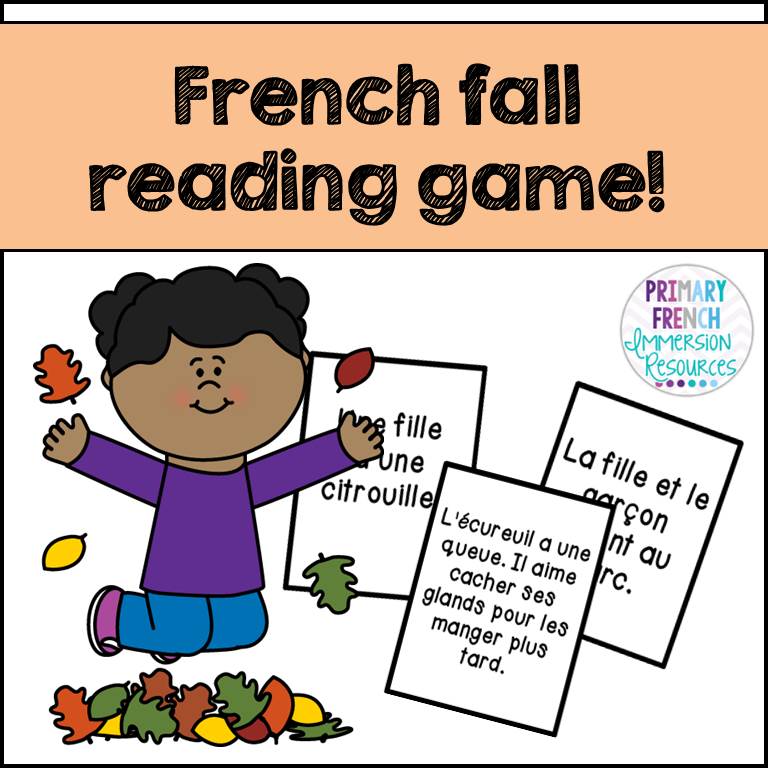 French fall resources - Primary French Immersion Resources