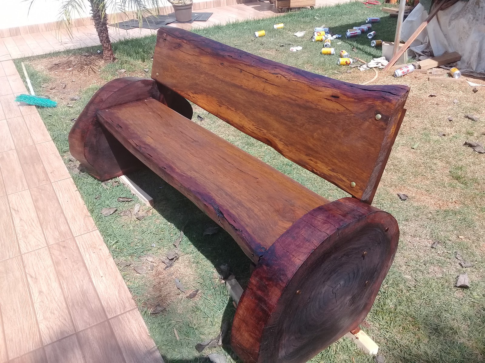 Banco em Madeira Rústico: maio 2019