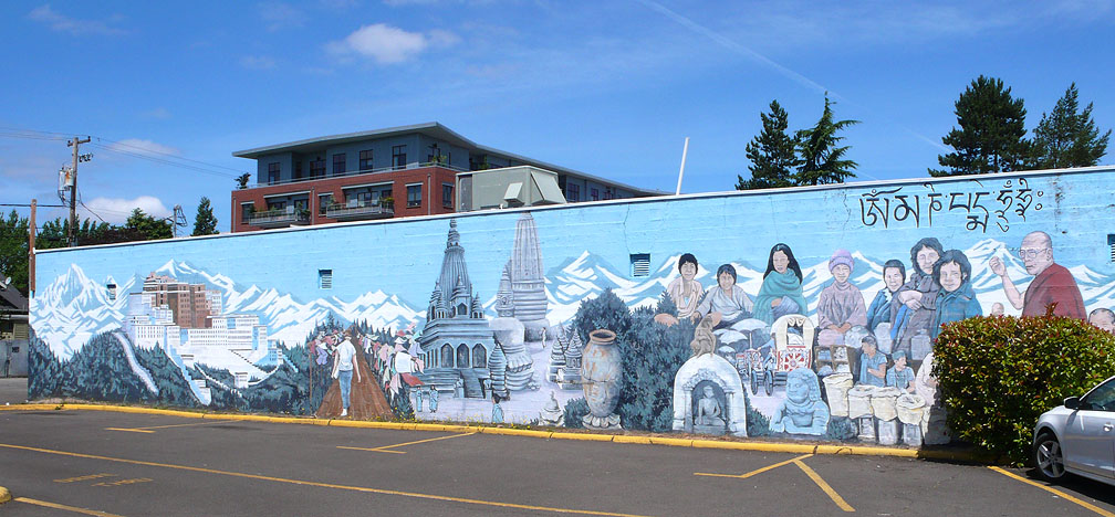 The Murals of Eugene Oregon: Tibet Mural