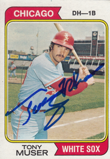 Daily Autograph: Tony Muser