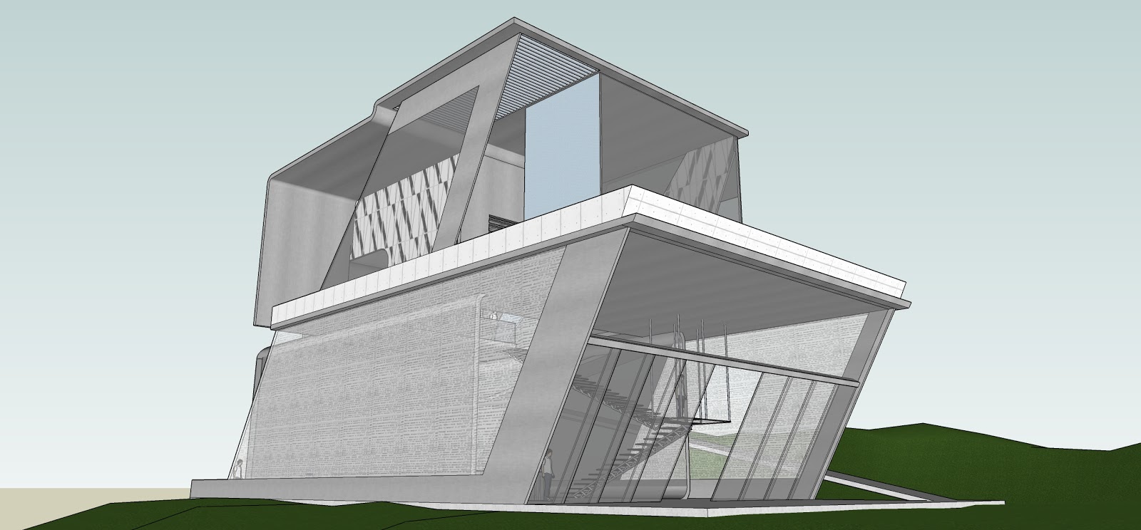 ARCH1101 - 2016: EXP1: Final SketchUp Model