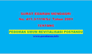 SE Mendagri Nomor 411.3/1116/SJ Tahun 2001 | PERATURAN-PERATURAN