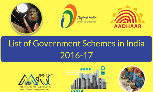 List of Government Schemes in India 2017 - PDF | Csslord