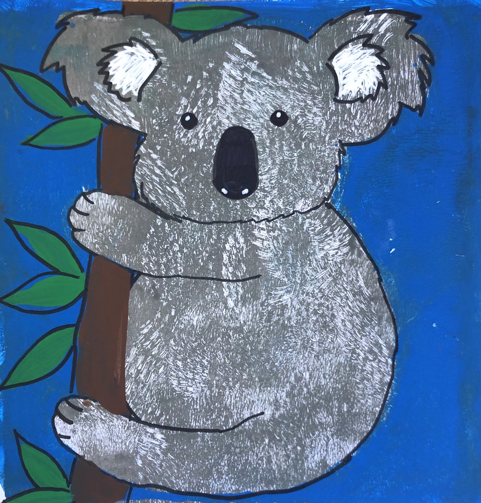 MaryMaking: Koala and Kangaroo Collages