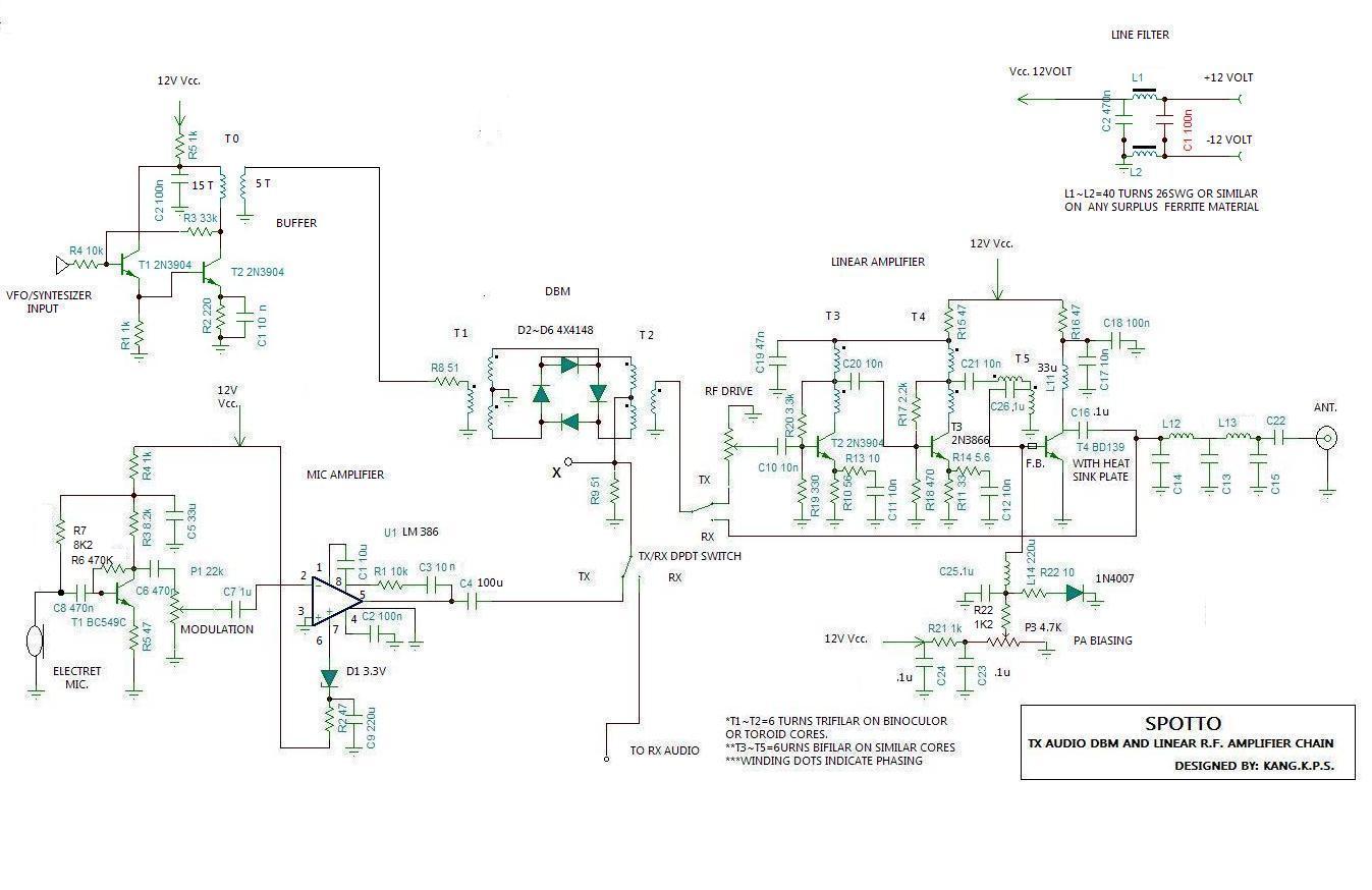 Small Wonder QRP: SPOTTO:A High Performance DSB/CW Transceiver.