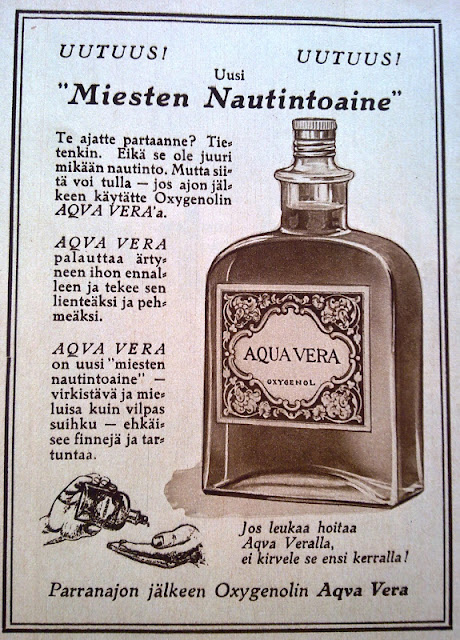 VALKOINEN LEINIKKI: Vanhoja mainoksia