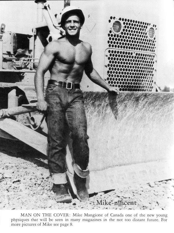 MALE MODELS FROM THE PAST: MIKE MANGIONE (Mark-One Model)