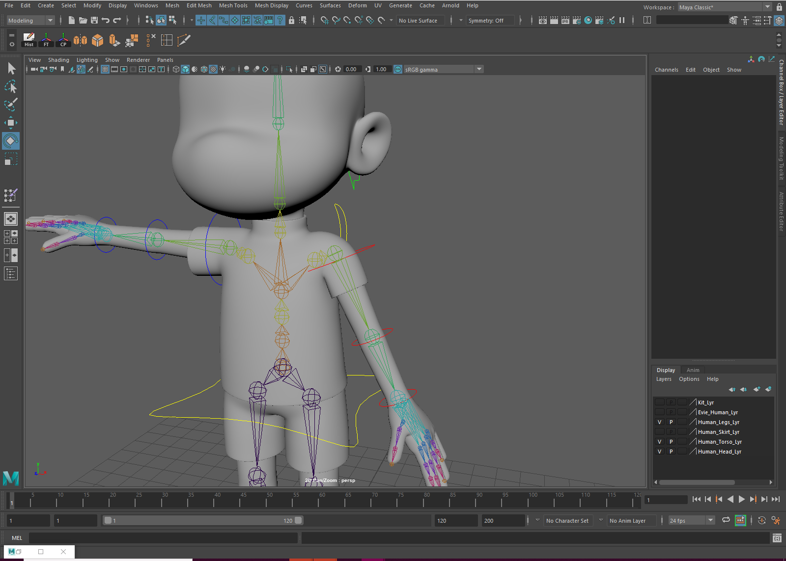 Karris Palmer - BA (Hons) Computer Animation Arts: Major: Skinning (Part 5)