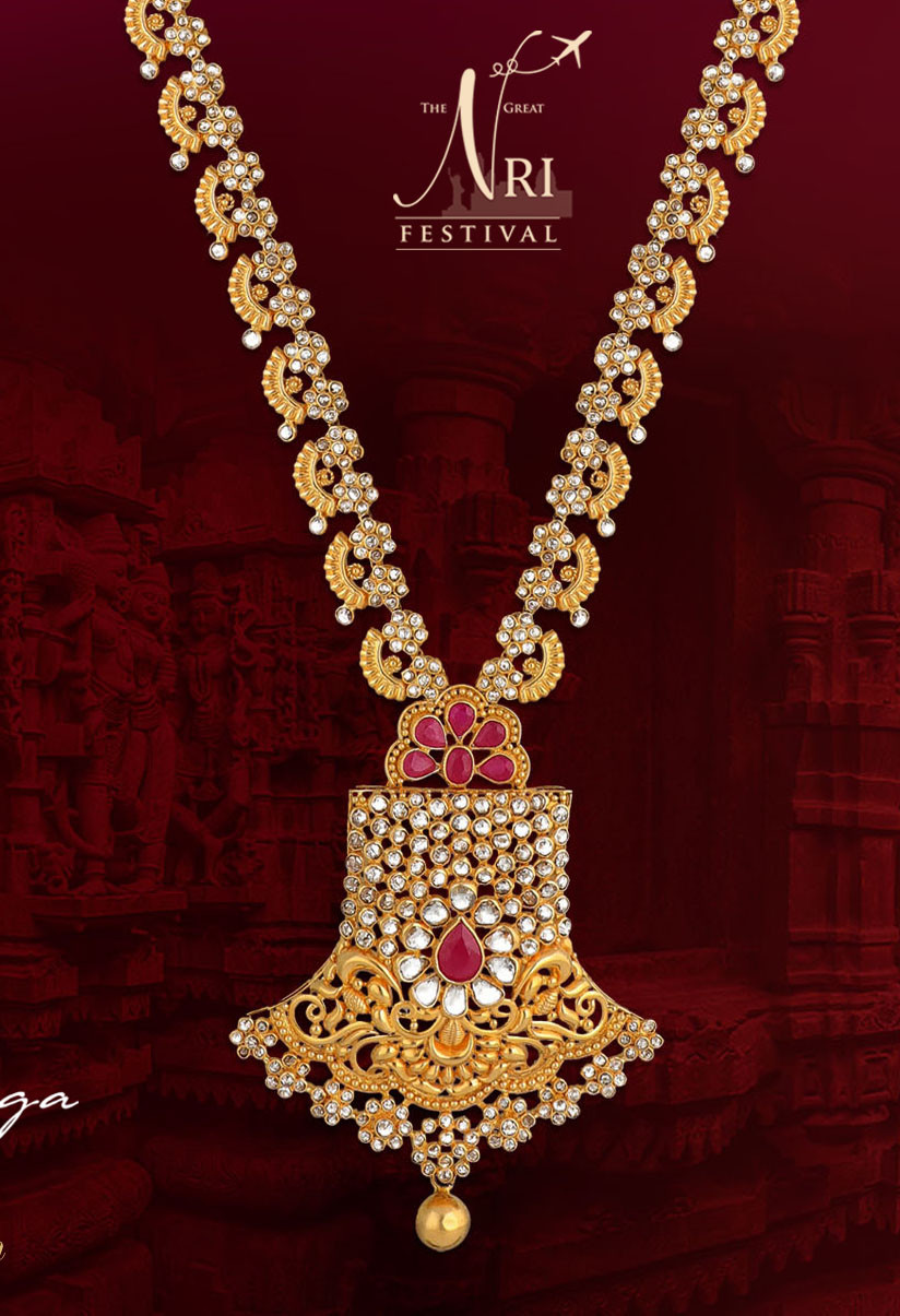 Polki Long Chains by Vaibhav Jewellers - Jewellery Designs
