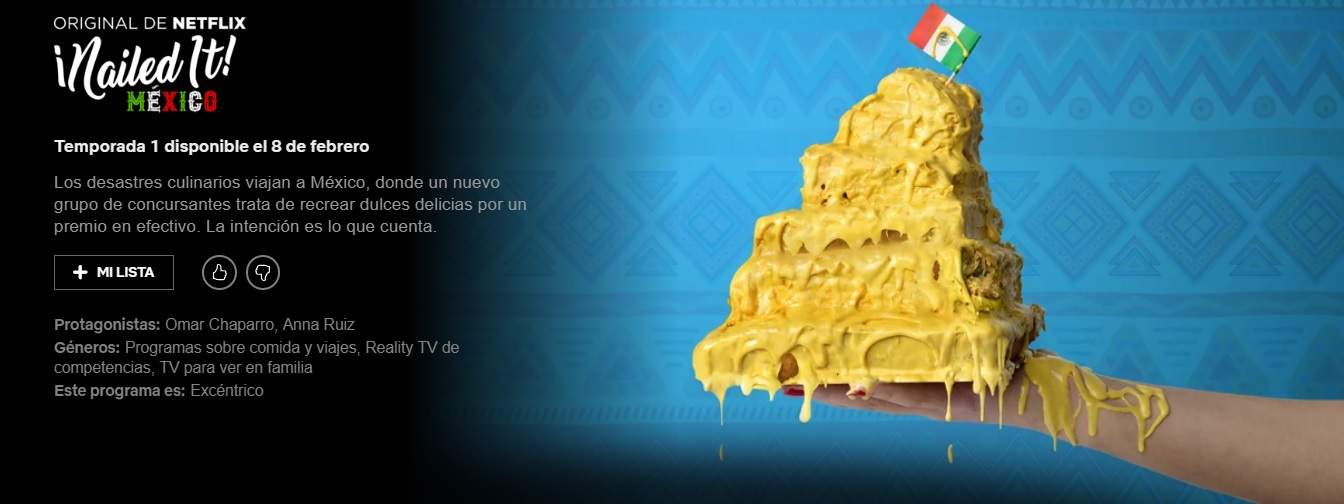 Como conductor, Omar Chaparro y la reconocida Chef Anna Ruiz. NETFLIX ...