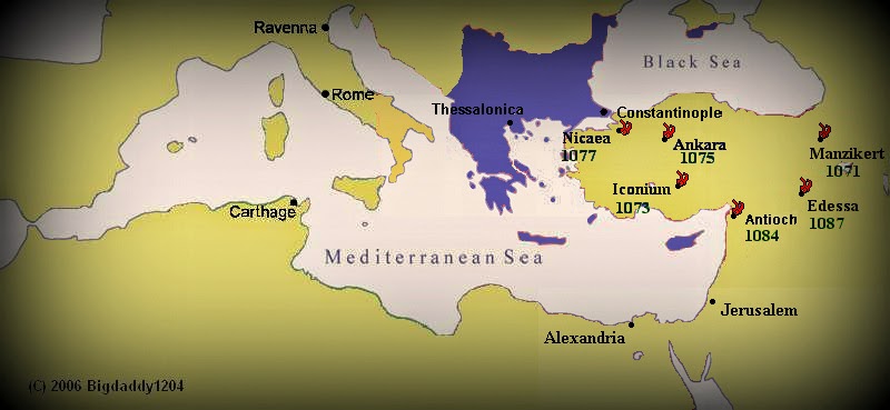 ΙΣΤΟΡΙΑ ΕΛΛΗΝΙΚΗ ΚΑΙ ΠΑΓΚΟΣΜΙΑ : Η ΜΑΧΗ ΤΟΥ ΜΑΝΤΖΙΚΕΡΤ 1071 (ΜΕΡΟΣ Α')