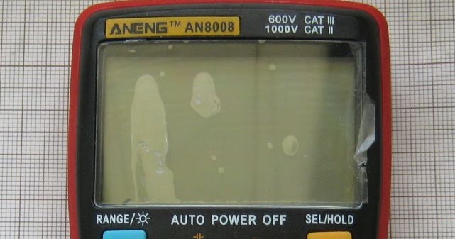 Common Emitter: Aneng AN8008 multimeter