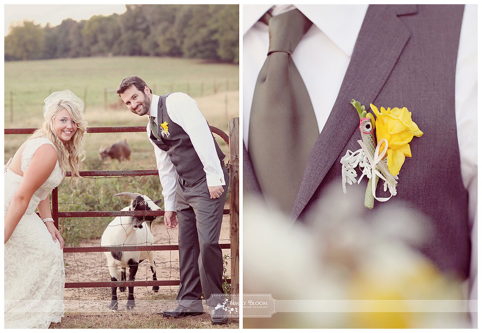 Real Farmyard Country Wedding: Emily & Ryan
