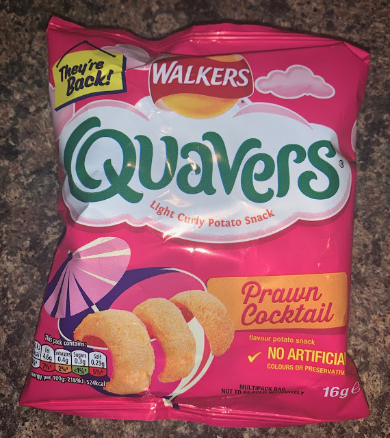 FOODSTUFF FINDS: Walkers Quavers Prawn Cocktail flavour (Tesco) By ...