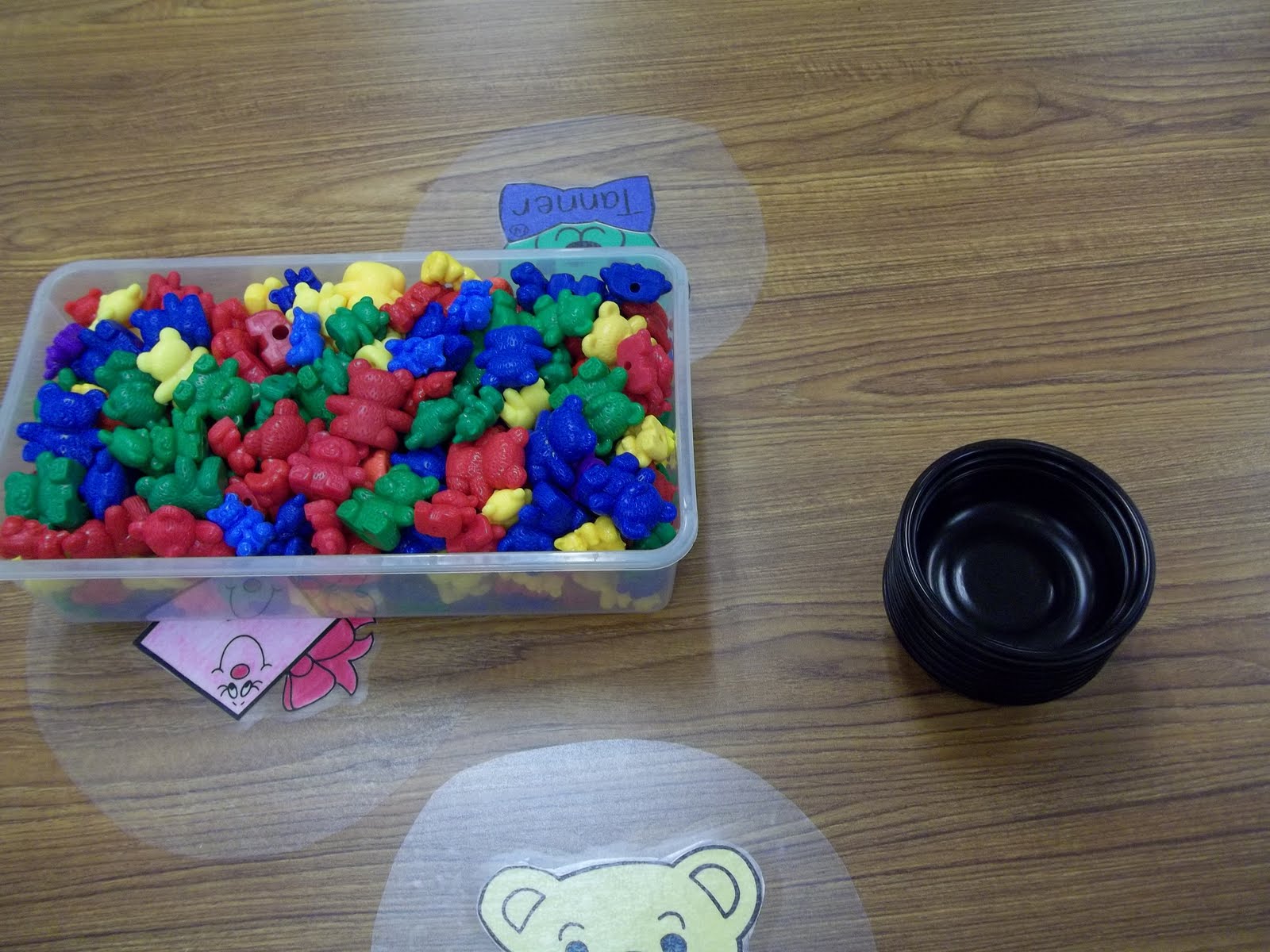 Math Tubs in Kindergarten: Week Three Math Tubs