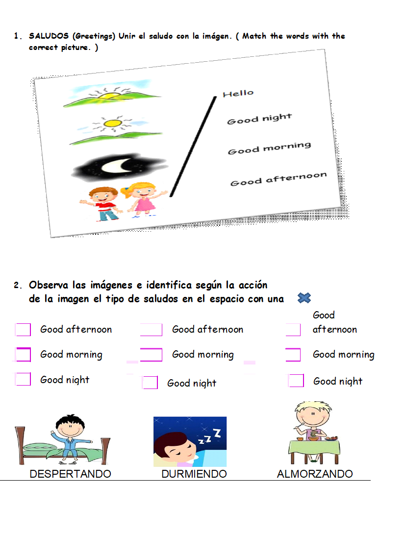 ENGLISH TIME: 1st GRADE. Greetings, farewells and introduce yourself ...