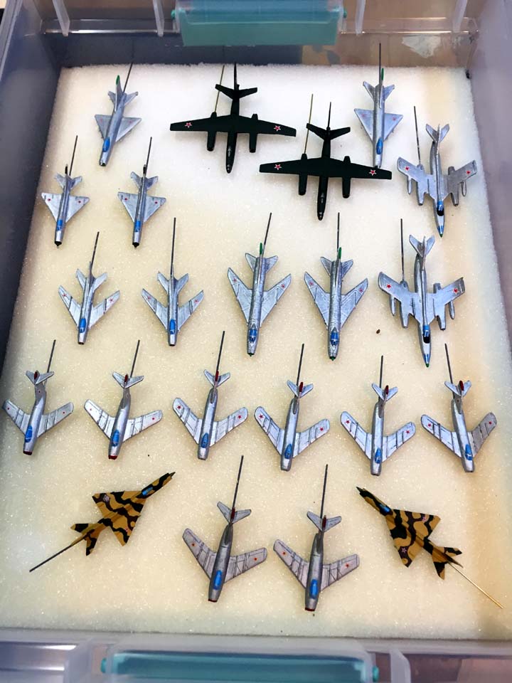 Irishserb's Miniatures Adventure: More 6mm Soviet Cold War Jets Completed