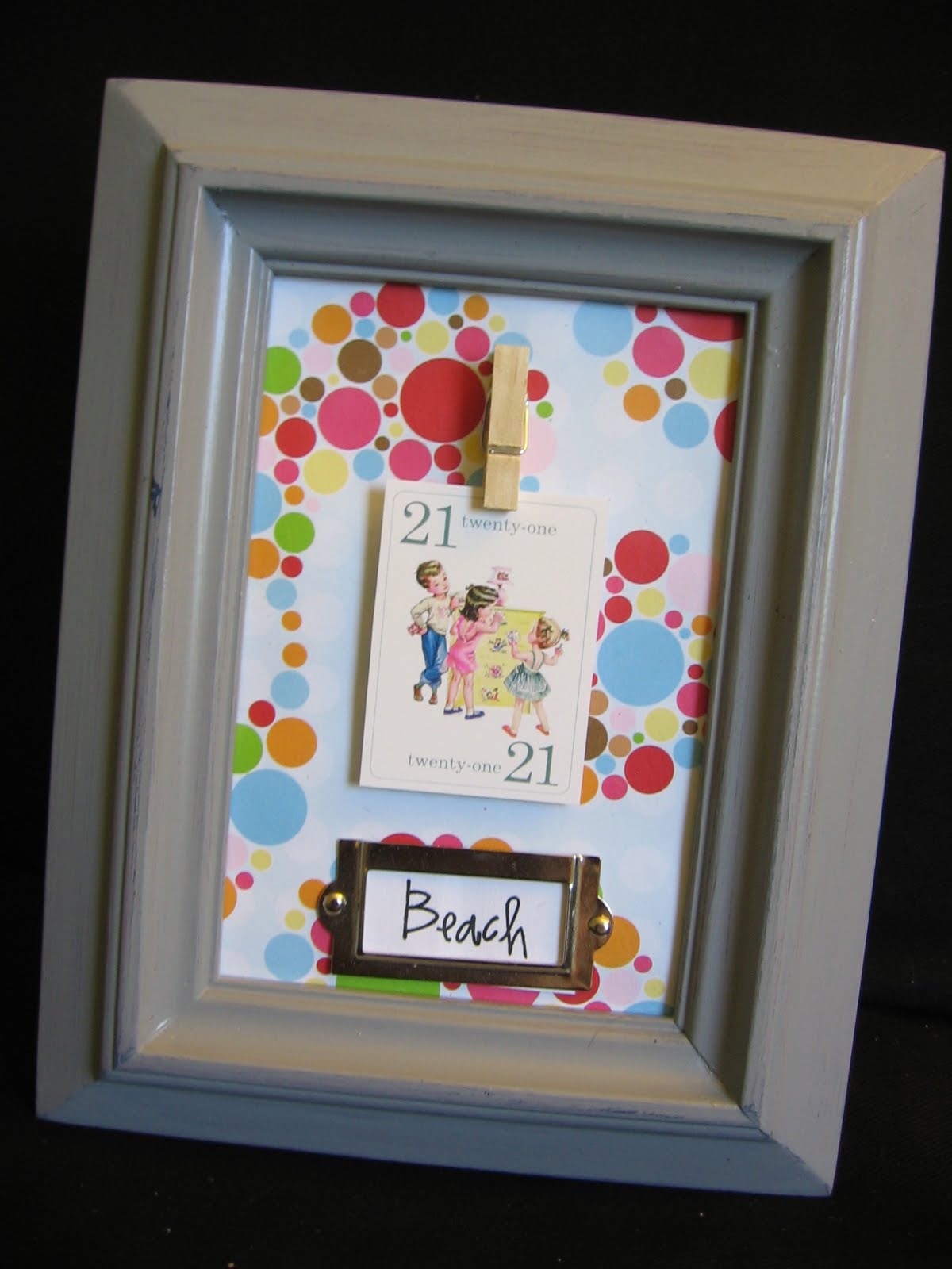 The Mommy Diaries: {Beach} Countdown Frame