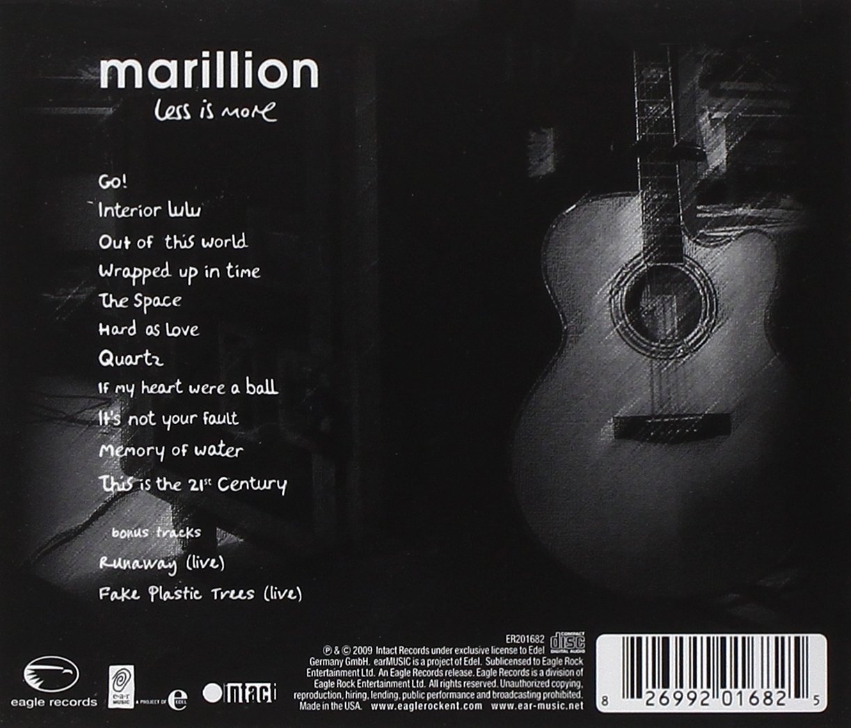 Classic Rock Covers Database: Marillion - Less Is More (2009)