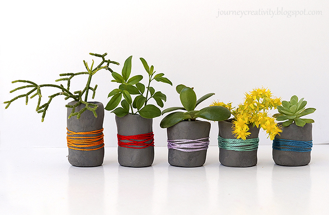 Clay thread pots - Journey into Creativity