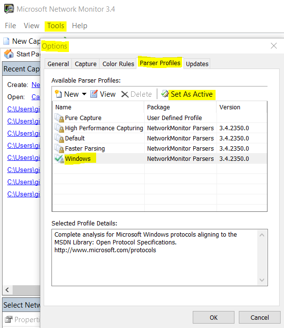Animus Prime: Using NetSh to Capture Network Traces