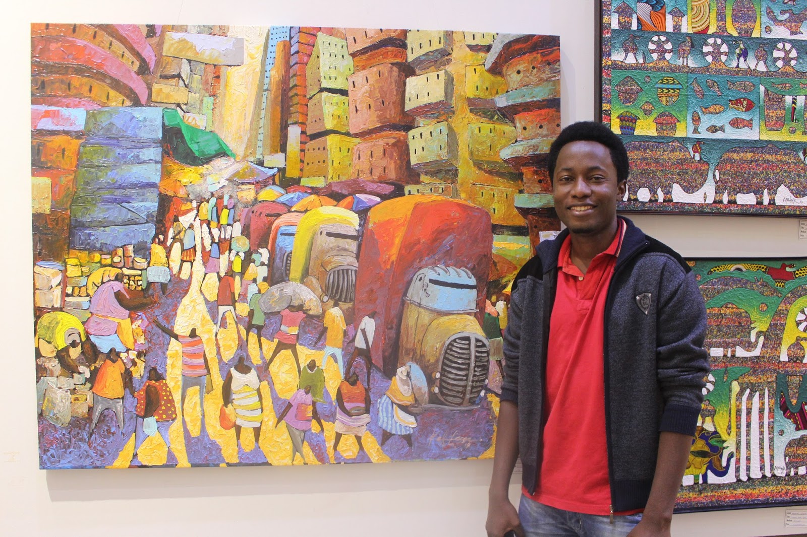 Kenyan Arts Review: UGANDAN SIX PAINT THE WALLS BEAUTIFUL AT VILLAGE MARKET