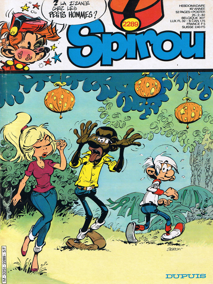 Pierre SERON: Couverture SPIROU 2289 de 1982
