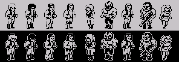 Pixdial - digital art: Double Dragon Spectrum sprites batch