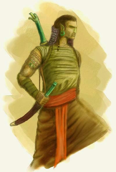 Athasian Elf War Leader