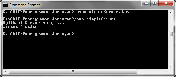 Pemrograman Jaringan : 5.Membangun Aplikasi Client-Server TCP Sederhana ...