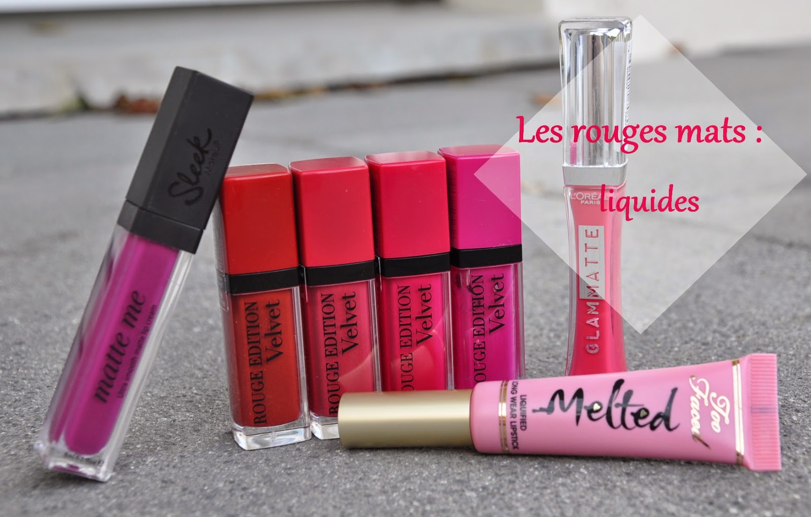La framboise magique: Rouges à lèvres mats : les rouges liquides