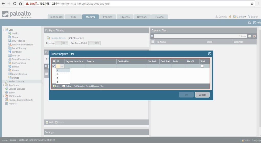 My Cybersecurity Journal: Palo Alto Networks Packet Capture and ...