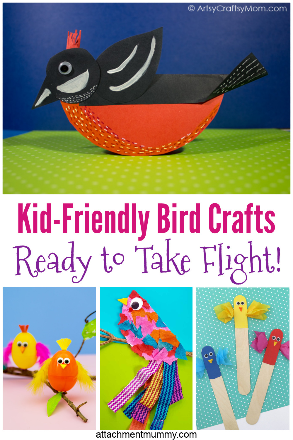 15 Adorable Bird Crafts Kids Will Love to Make