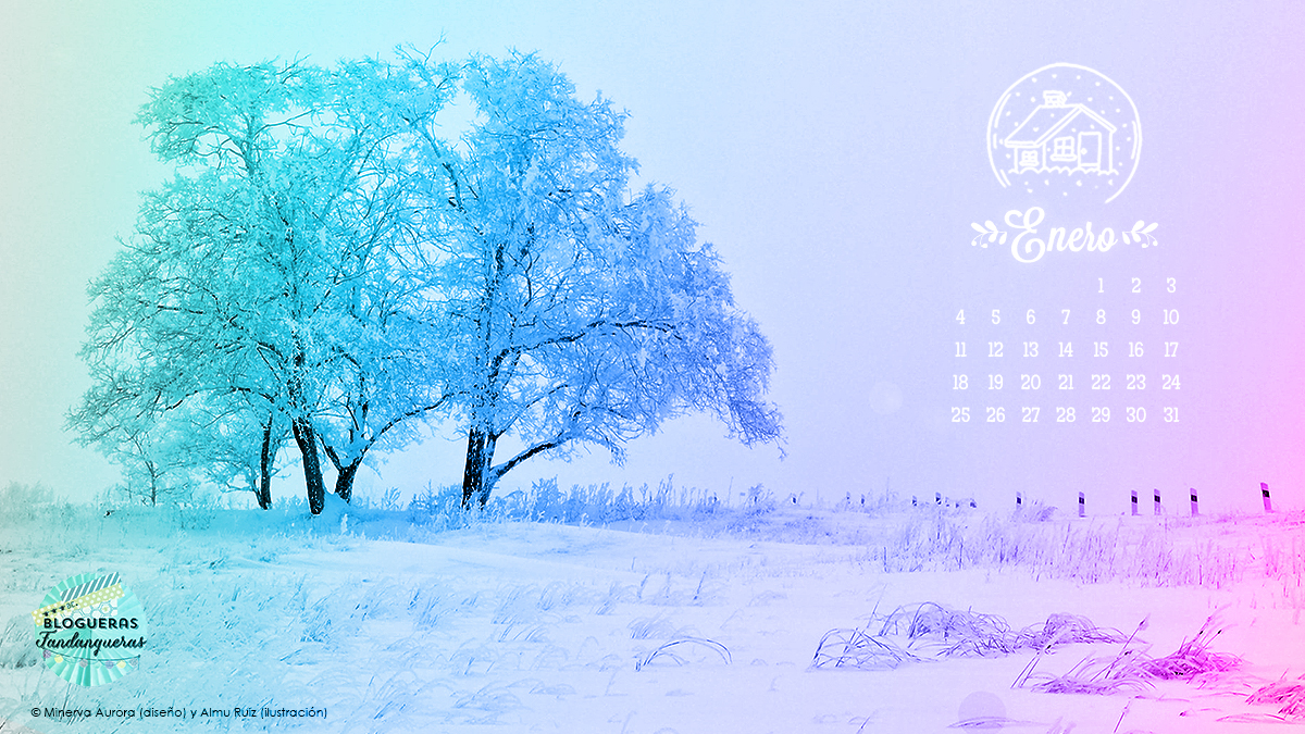 Fondo De Pantalla General De Enero Calendario Descargable: Enero 2025