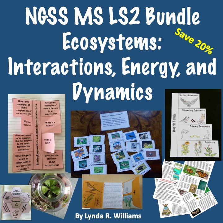 Ecosystems: Interactions, Energy and Dynamics NGSS MS LS2 - Teaching ...