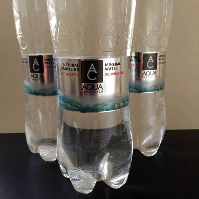 Aqua Carpatica Naturally Sparkling Mineral Water | A Very Sweet Blog