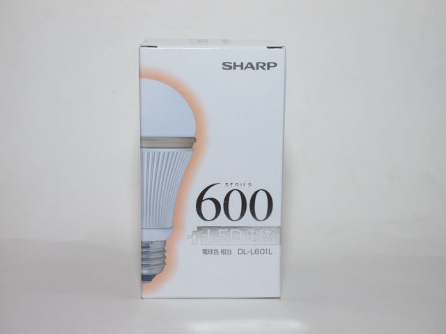 書き溜め space: SHARP LED電球 600 SERIES DL-L601L 電球色 相当