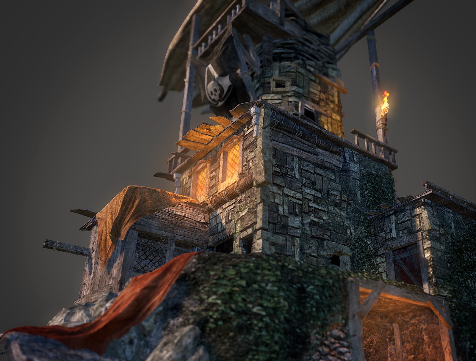 Lucas Sparks CG/Concept Blog: Pirate Hideout (Marmoset)