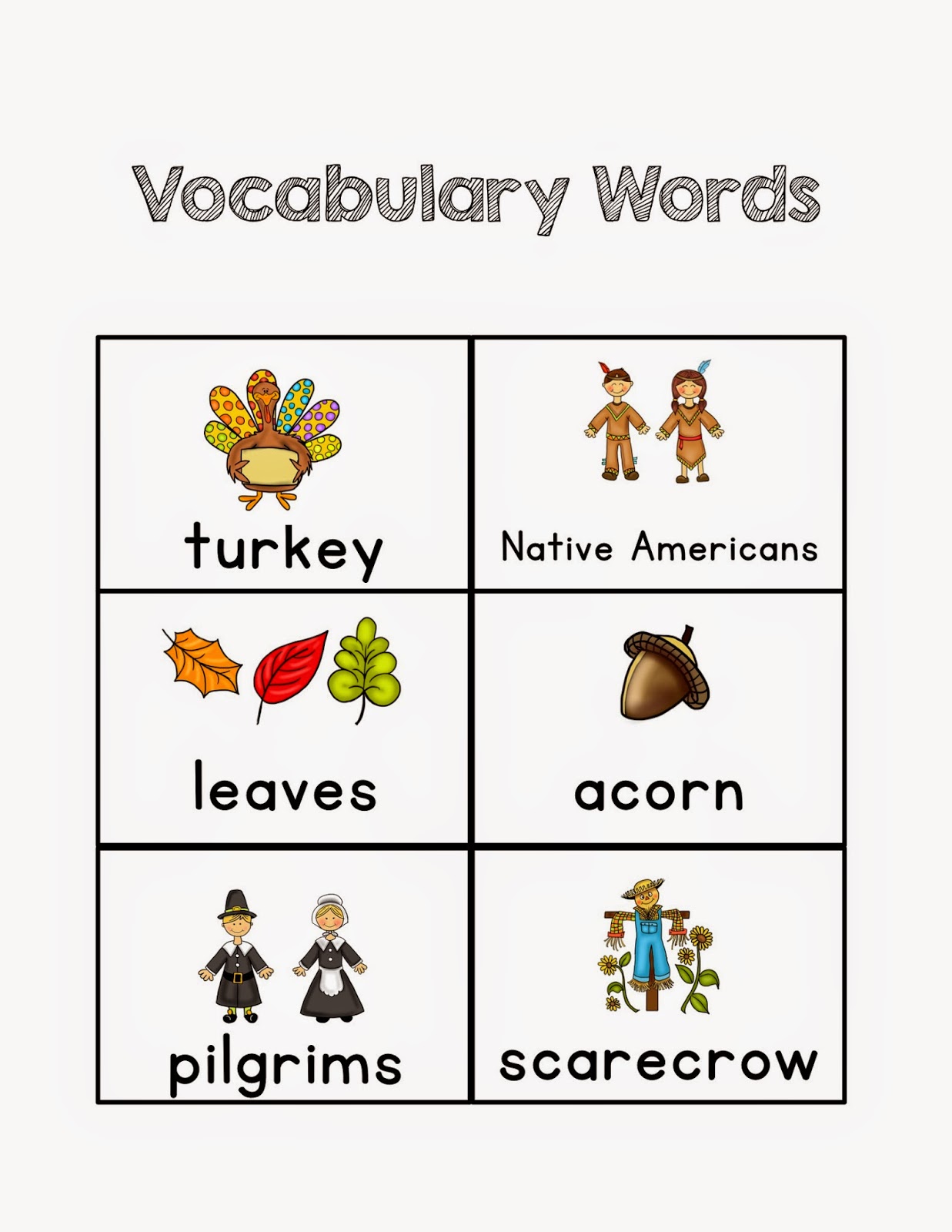 New Product!!! Unit 3: Thanksgiving:Themed Special Ed/Early Elementary ...