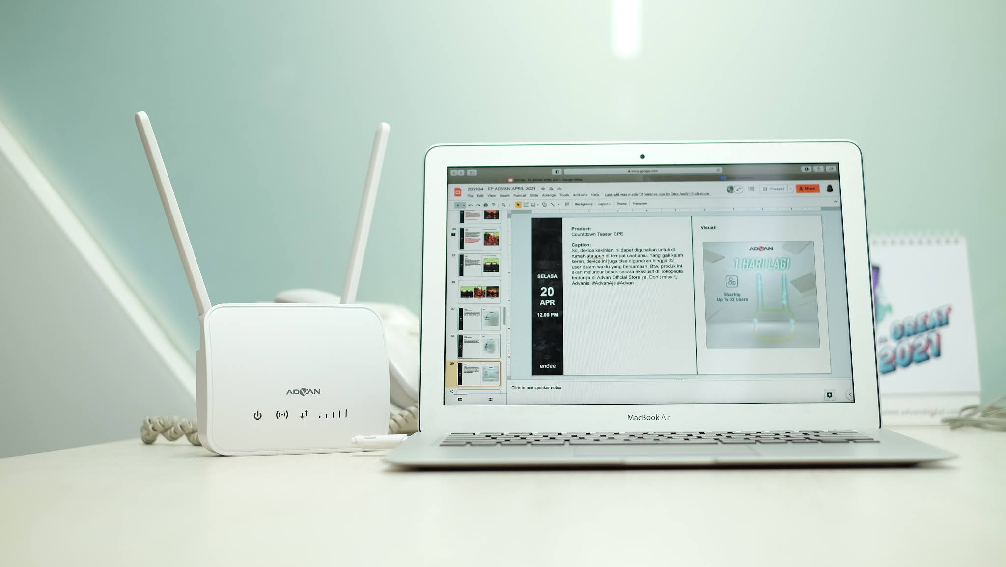 WiFi-an di Kebun? Bisa Kok! Beli Aja Advan Hybrid Router - JoOZ Blog