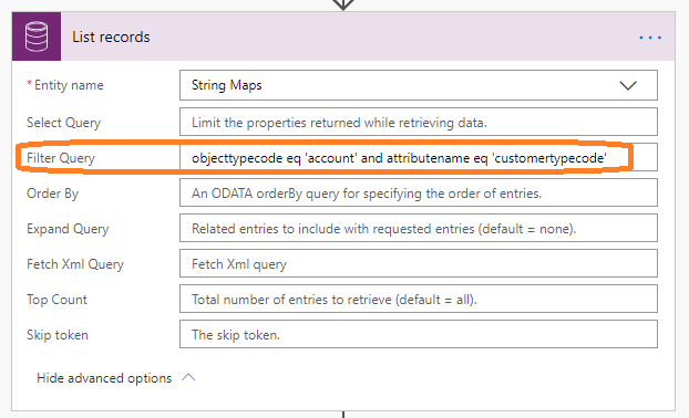 Working with Optionset lables in Power Automate