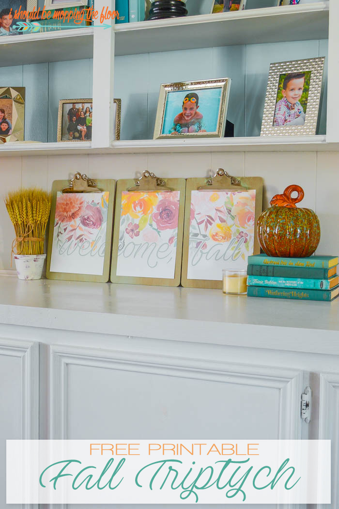 Free Fall Printable Triptych | i should be mopping the floor