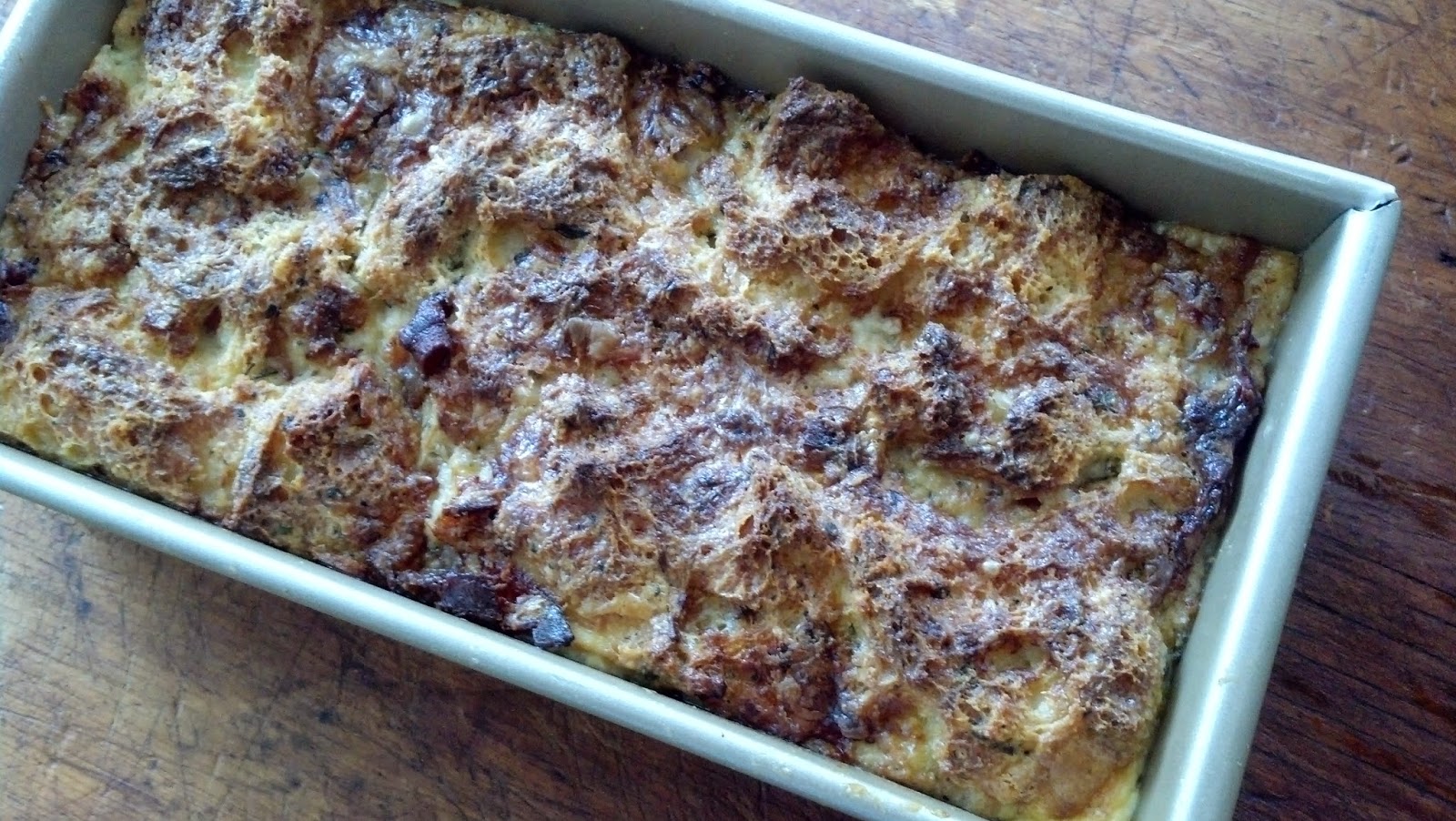 salted sugared spiced™: Savory Bread Pudding with Warm Tomato Jam